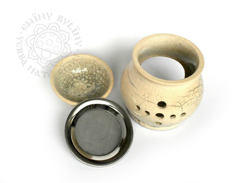 VYKUŘOVACÍ PÍCKA, RAKU bílá